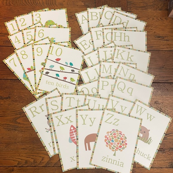 The Land of Nod | Wall Decor | The Land Of Nod Alphabet And Number ...